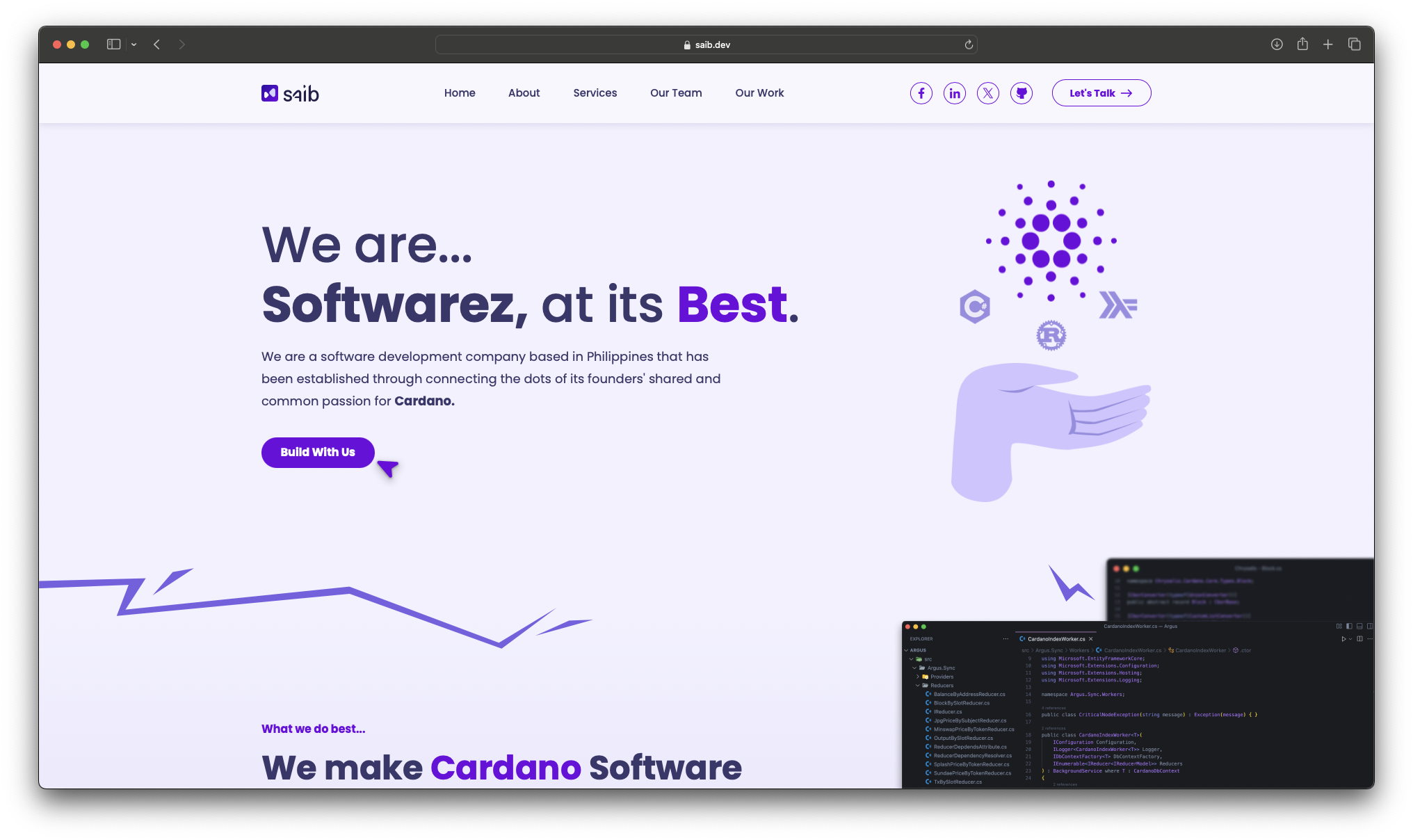 SAIB · Softwarez, at its Best - Where Software Meets Perfection